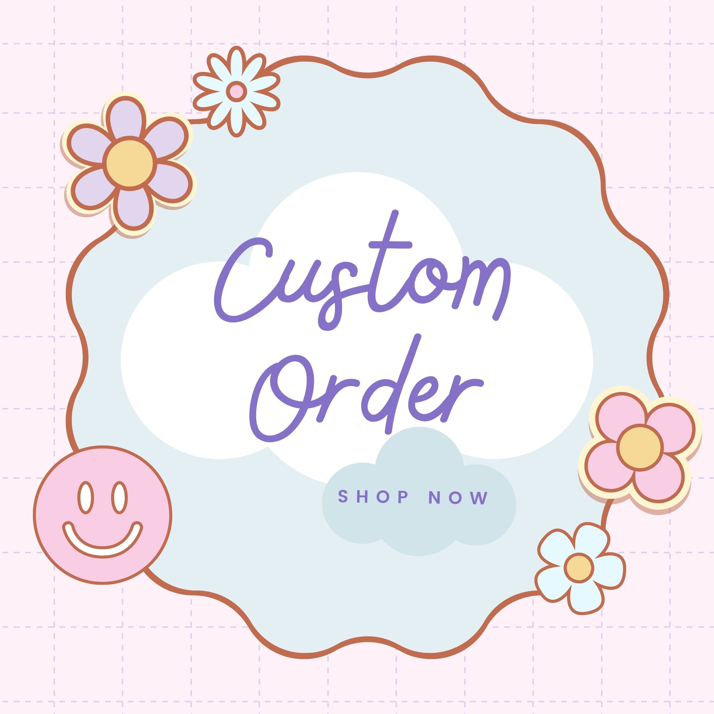 Custom Order – Pink Ribbon Craft